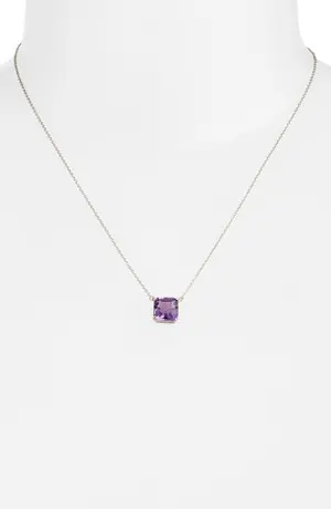 Anzie Jac + Jo Harper Stone Pendant Necklace - Purple