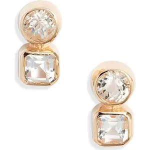 Anzie Cleo Jaeda Stud Earrings - Yellow Gold