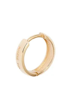 Anzie Classique Wide Huggie Hoop Earrings