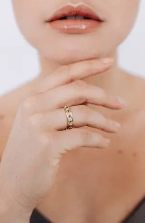 Anzie Dew Drop Méditerranée Ring