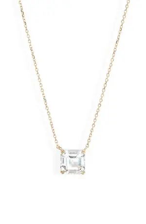 Anzie Jac + Jo Harper Topaz Pendant Necklace - Yellow Gold