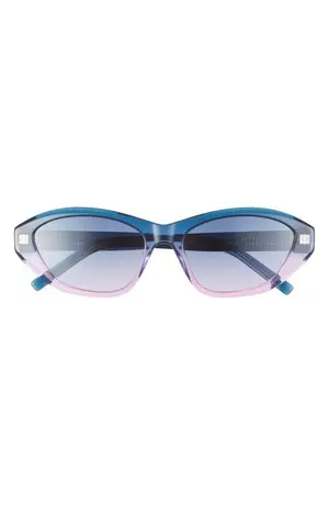 Givenchy Gv Day Cat Eye Sunglasses - Blue/other/gradient Blue