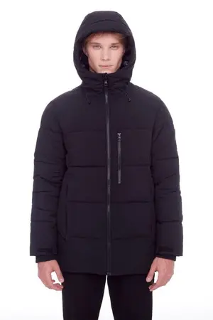 ALPINE NORTH Mid-weight Quilted Puffer Jacket - Black
