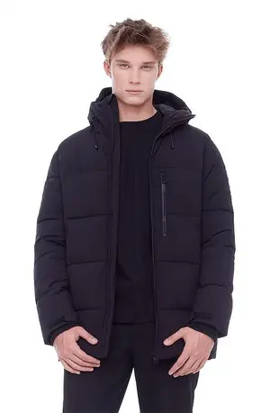 ALPINE NORTH Mid-weight Quilted Puffer Jacket - Black