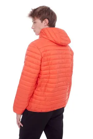 ALPINE NORTH Vegan Down Lightweight Packable Puffer Jacket With Bag - Tangerine