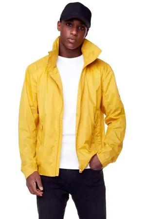 ALPINE NORTH Stewart Recycled Ultralight Windshell Jacket - Yellow