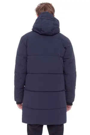 ALPINE NORTH Jasper Vegan Down Winter Puffer Coat - Navy