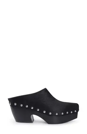ZIGI Faustina Pointed Toe Platform Mule - Blklt