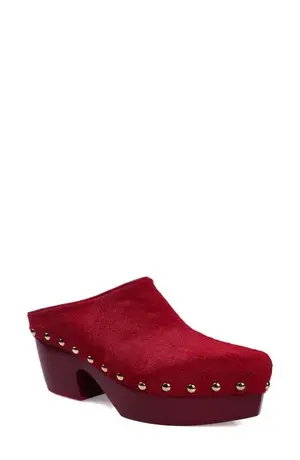 ZIGI Faustina Pointed Toe Platform Mule - Redlt