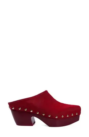ZIGI Faustina Pointed Toe Platform Mule - Redlt