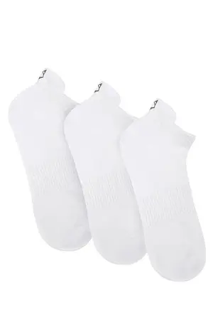 NAKED WOLFE Ankle Socks Pack Of 3 - White