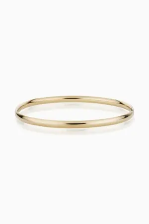 ORADINA 14k Hinged Bangle