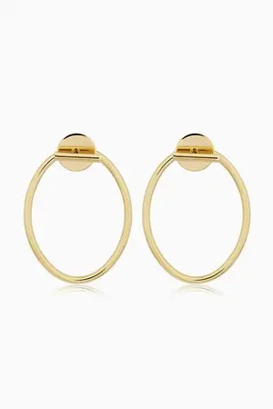 ORADINA 14k Roundabout Ear Jackets