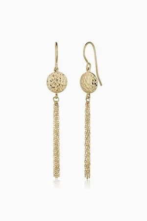 ORADINA 14k Naples Drop Earrings