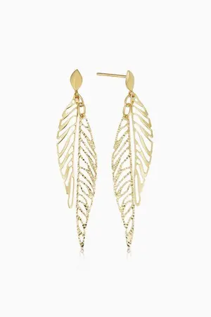 ORADINA 14k Dante Drop Earrings