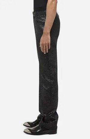 Helmut Lang Worker Bubble Pack Straight Leg Pants