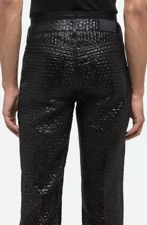 Helmut Lang Worker Bubble Pack Straight Leg Pants
