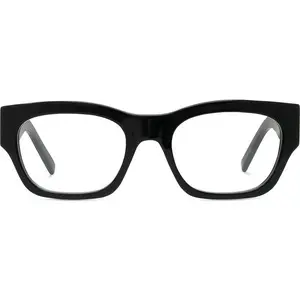 Givenchy 4g Rectangular Eyeglasses - Shiny Black