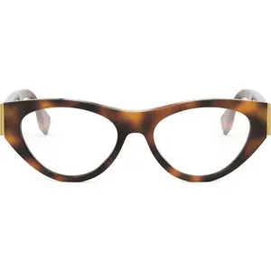 Fendi First Cat Eye Optical Glasses - Blonde Havana