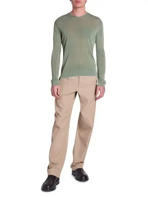 Jacquemus Wool-blend Flat-front Pants