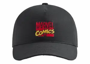 Kith X Marvel Gwynn Pinch Crown Snapback - Black