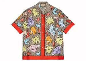 Gucci Animal Print Shirt Multi