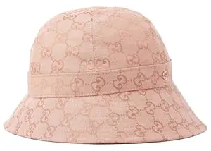 Gucci Gg Canvas Bucket Hat - Pink