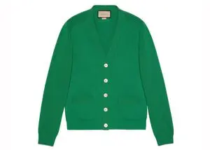 Gucci Logo Patch Buttoned Cardigan