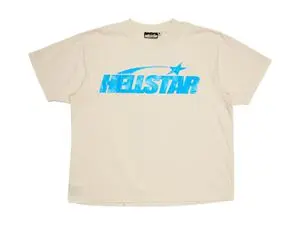HELLSTAR Classic T-shirt - White/blue