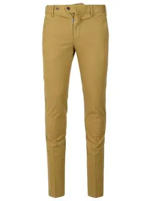 PT TORINO Superslim Cotton Pants - Brown
