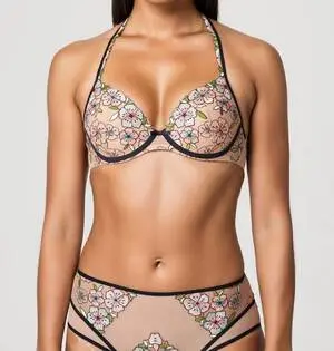 Marie Jo Raia Heart Shaped Bra In Autumn Leaf - Multi