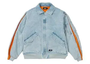 PALACE Bomber Jacket - Stone Wash