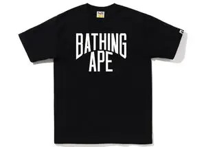 BAPE Bicolor Nyc Logo Tee Shirt - Black