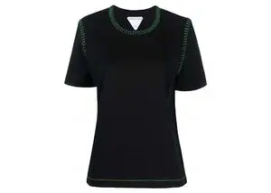 Bottega Veneta Stitch Detailed Crewneck T-shirt