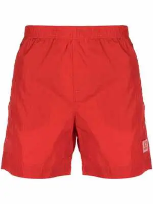 C.P. COMPANY Chrome Swim Shorts - Fiery Red