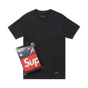 Supreme X Hanes Tagless Tees - Black