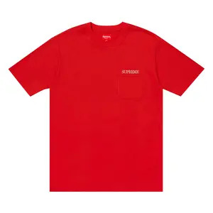 Supreme Short-sleeve Pocket Tee - Red
