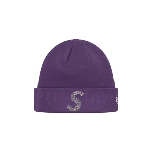 Supreme S Logo Beanie - Purple