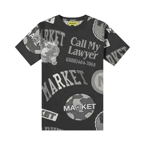 MARKET Monogram Aop Grayscale Tee