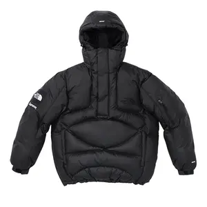 Supreme X The North Face 800-fill Half Zip Hooded Pullover - Black