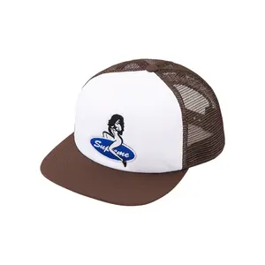 Supreme Pin Up Mesh Back 5-panel - Brown