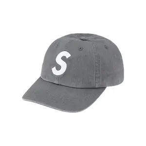 Supreme Pigment Print S Logo 6-panel Cap - Grey