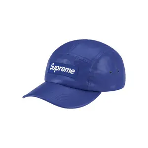 Supreme Leather Camp Cap