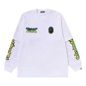 A BATHING APE Sport Long-sleeve T-shirt - White