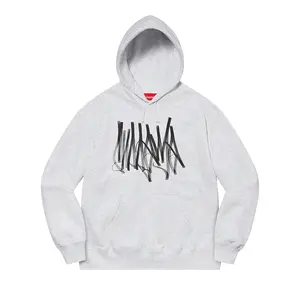 Supreme Tag Hooded Sweatshirt - Grey