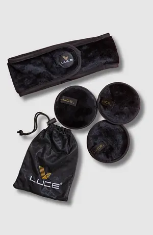 LUCE Eco-conscious 5-piece Makeup Remover Setsoft & Effective Black