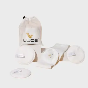 LUCE Eco-conscious 5-piece Makeup Remover Setsoft & Effective - White