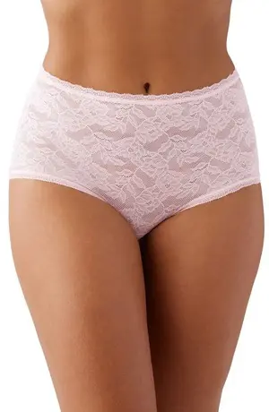 Wacoal High Profile Lace Briefs Ballet Slipper