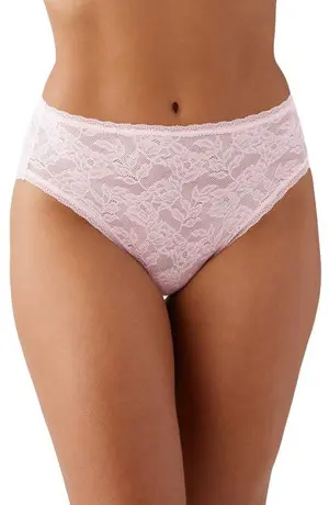 Wacoal High Profile Lace High Cut Briefs Ballet Slipper