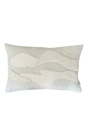 COTTON TREE Punch Needle Pillowcover + Insert Natural Rectangle
